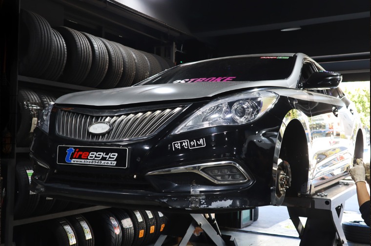 [그랜저HG] 휴볼트 아테네XO 20인치휠 네오테크NF4P 브레이크튜닝